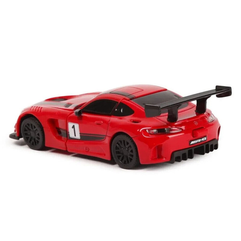 Mercedes GT3 AMG transformeris-automobilis (raudonas)